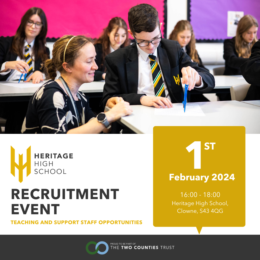 1st of February: School Recruitment Event - Heritage High School