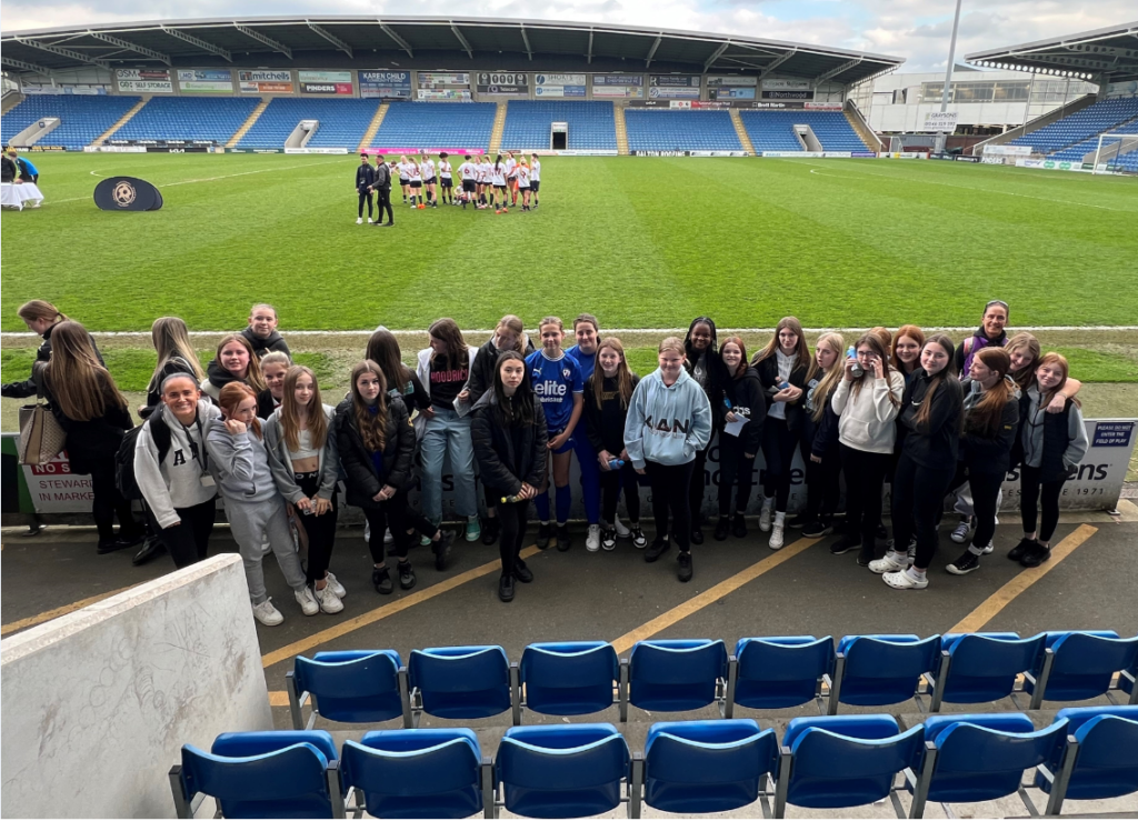 F&E showcase game, Chesterfield Women FC - Heritage High School
